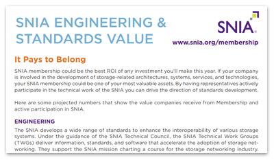 Welcome to the SNIA Members' Community | SNIA